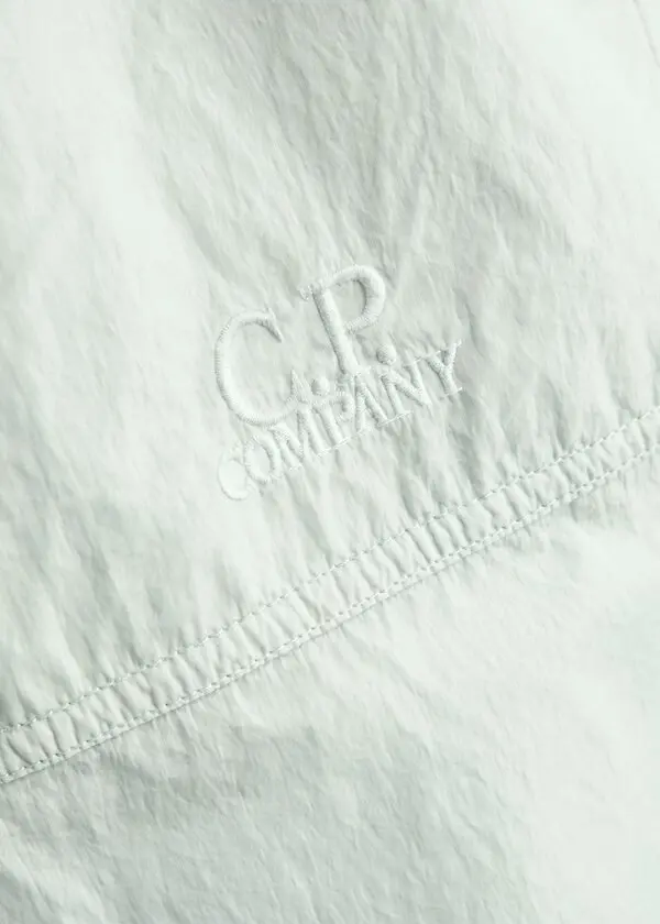 C.P. COMPANY Logo Embroidered Shell Overshirt