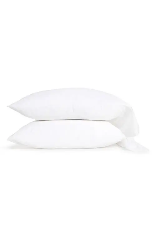 POM POM AT HOME Sheena Set Of 2 Sateen Pillowcases - White