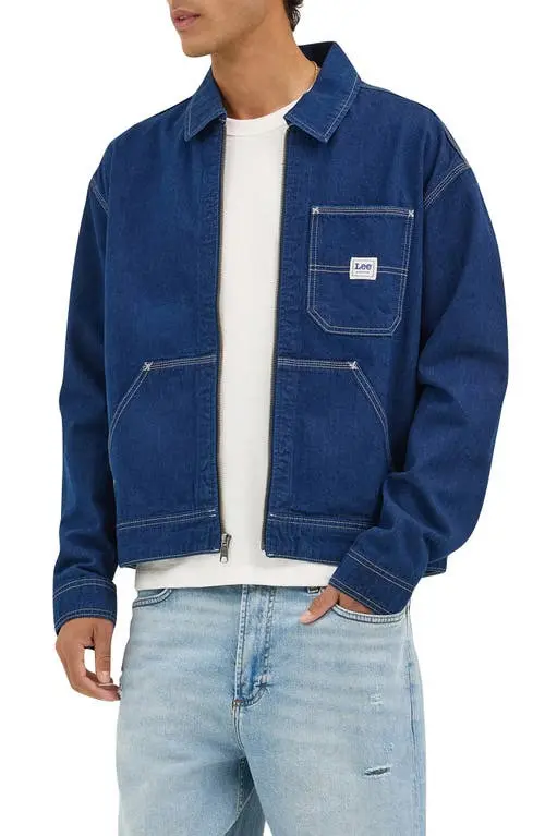 LEEM 91w Denim Workwear Jacket - Rinse