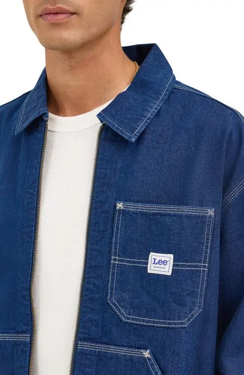 LEEM 91w Denim Workwear Jacket - Rinse
