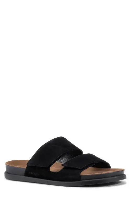 VAGABOND SHOEMAKERS Kevin Leather Strap Slide Sandals - Black