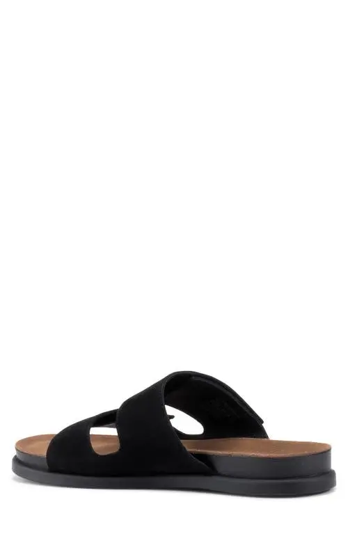VAGABOND SHOEMAKERS Kevin Leather Strap Slide Sandals - Black