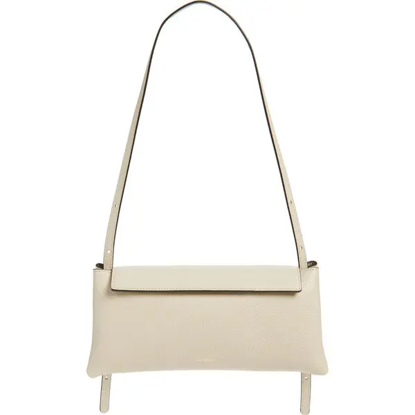 REE PROJECTS Elieze Leather Clutch - Beige