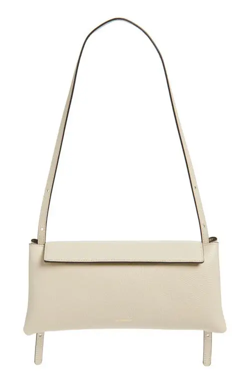 REE PROJECTS Elieze Leather Clutch - Beige