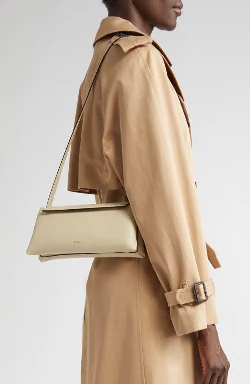 REE PROJECTS Elieze Leather Clutch - Beige