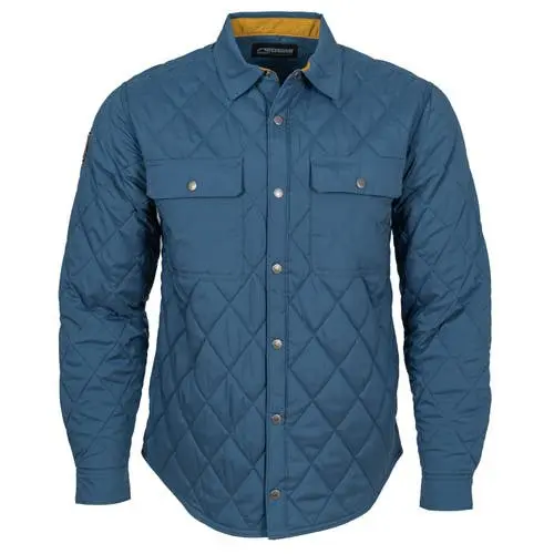 MOUNTAIN KHAKIS Belton Quilted Shirtjac - Faded Indigo