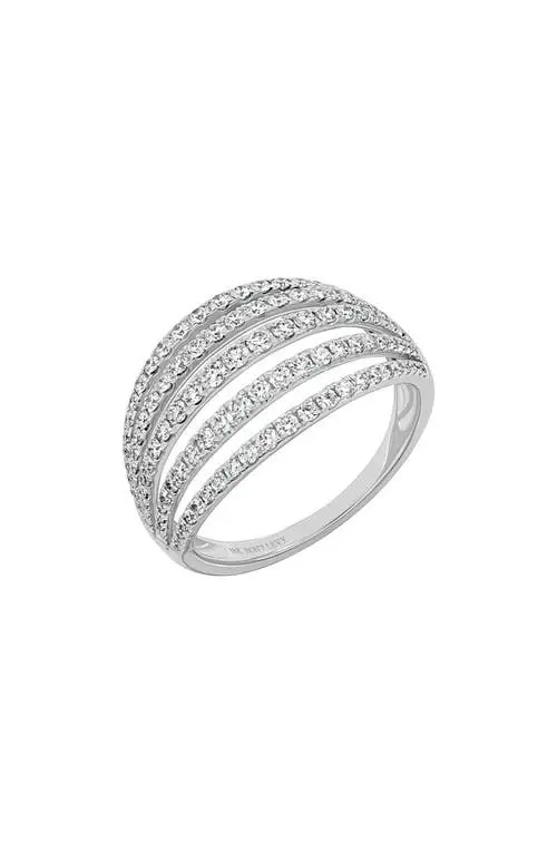 Bony Levy Diamond Wide Ring - 18k White Gold