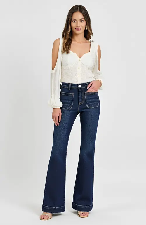 MODENAIRE High-rise Flare Jeans