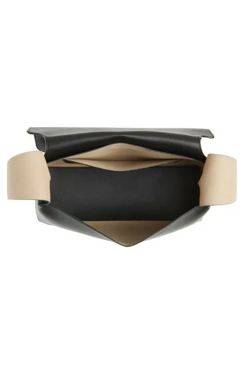 REE PROJECTS Florencia Soft Leather Shoulder Bag - Black