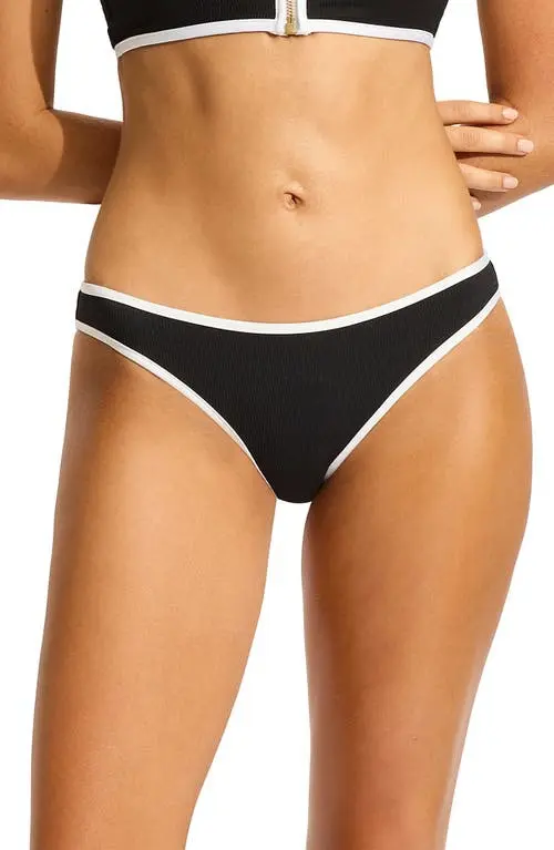 Seafolly Hipster Bikini Bottom - Black