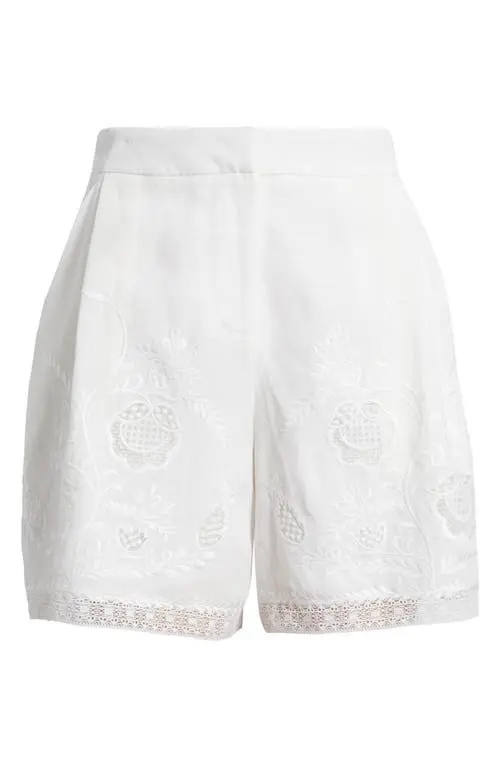 Kobi Halperin Embroidered High-waist Shorts