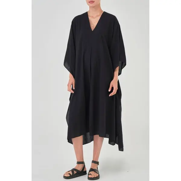 OCEAN+MAIN Cotton Midi-length Kaftan