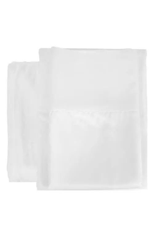 POM POM AT HOME Cotton Sateen Sheet Set - White