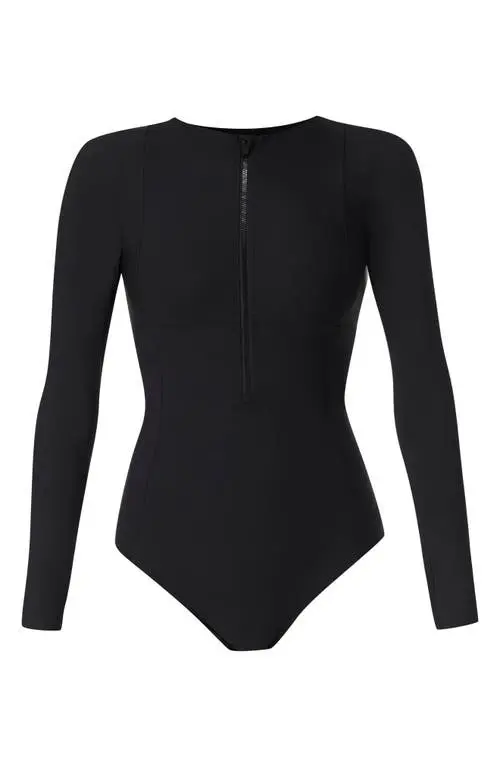 Sweaty Betty Tide Zip Through One-piece Swimsuit
