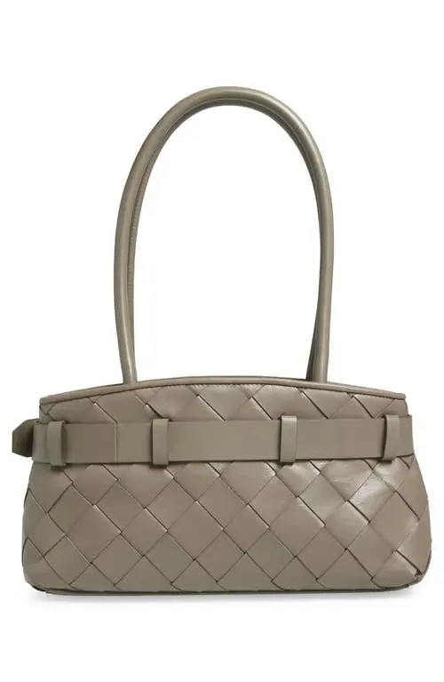 Sam Edelman Cleo Woven Leather Shoulder Bag - Taupe