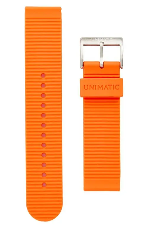 UNIMATIC Synthetic Rubber Watchband - Orange