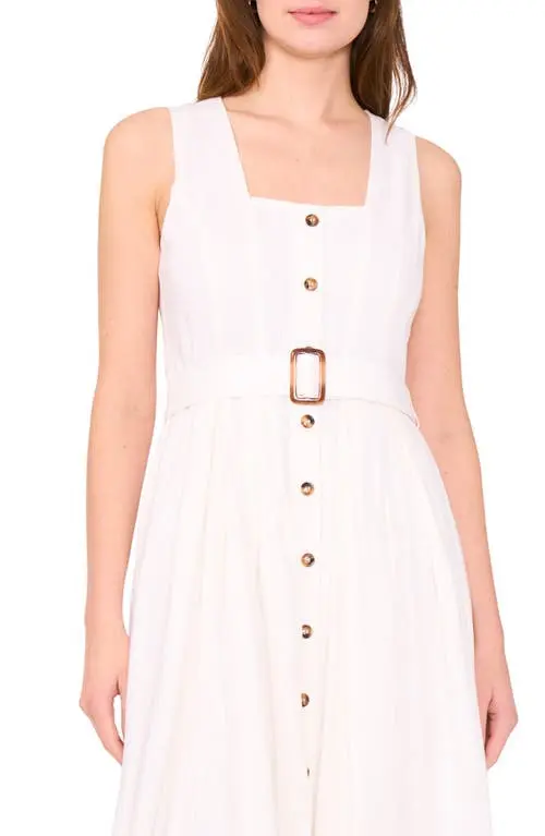 Halogen Sleeveless A-line Midi Dress