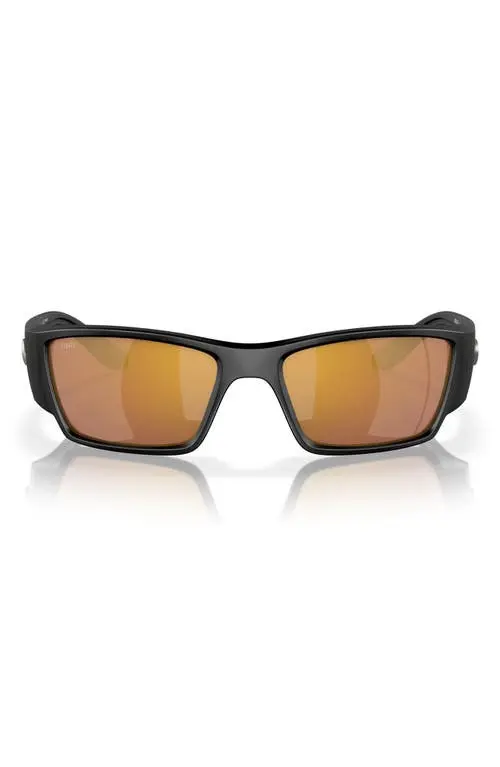COSTA DEL MAR Corbina Pro Polarized Sunglasses - Matte Black/ Gold Mirror