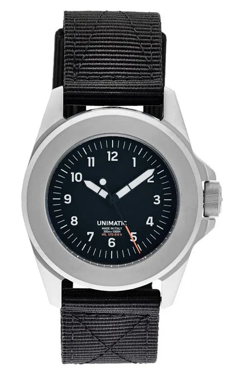 UNIMATIC Toolwatch Ut4 Diving Watch - Black Steel