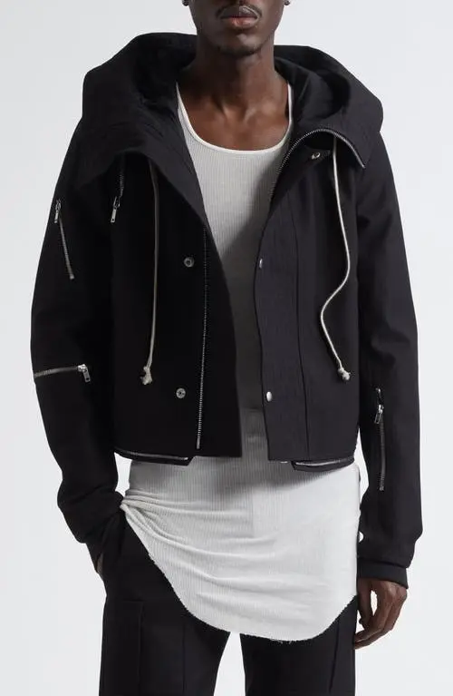 Rick Owens Headon Crop Parka