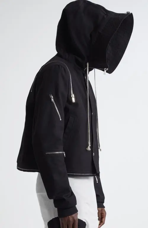 Rick Owens Headon Crop Parka