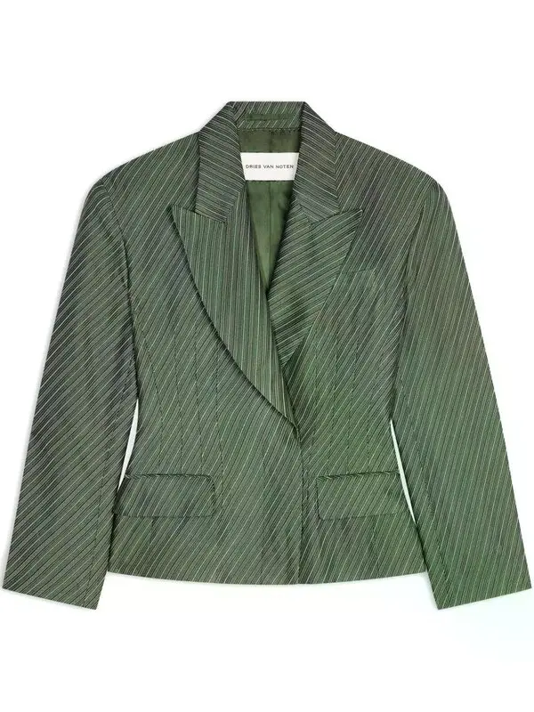 Dries Van Noten Single-breasted Striped Blazer