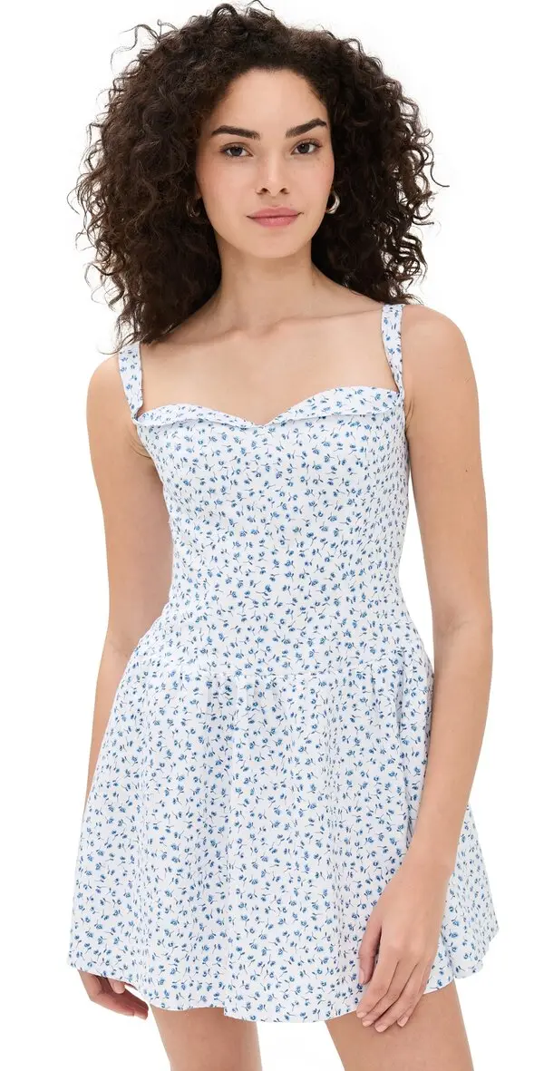 REFORMATION Sora Linen Mini Dress
