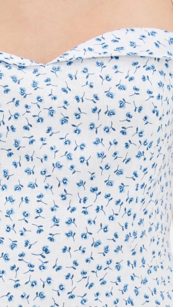 REFORMATION Sora Linen Mini Dress