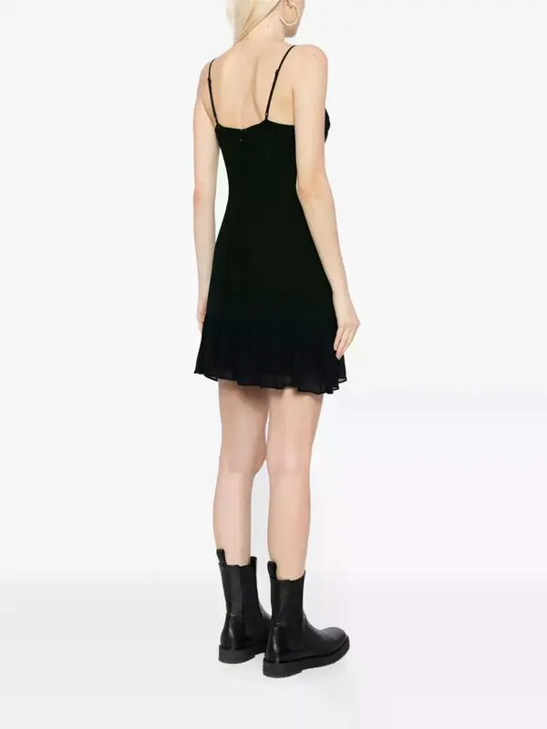 black asymmetrical dress mini Alexandre Vauthier Black Asymmetric Polka Dot Mini Dress 38 / Black