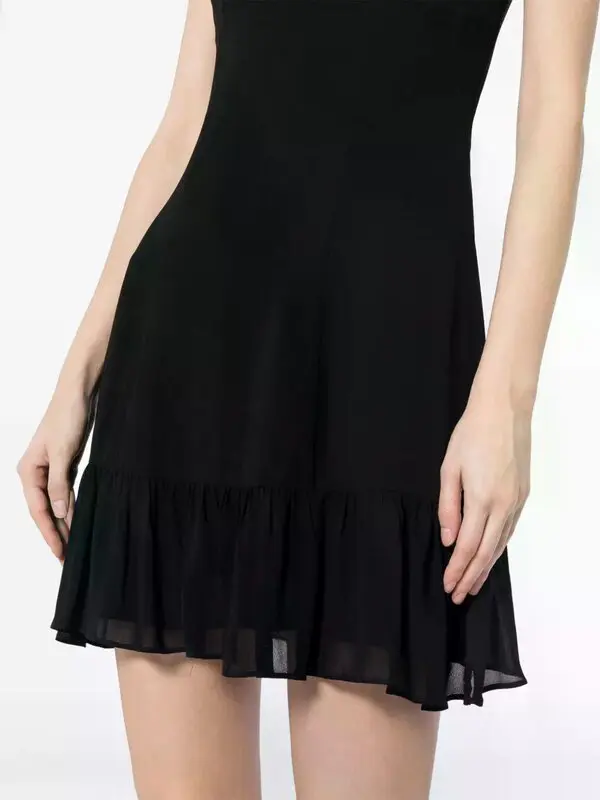 Reformation Aviana Mini Dress In Black - 30% Off | Editorialist
