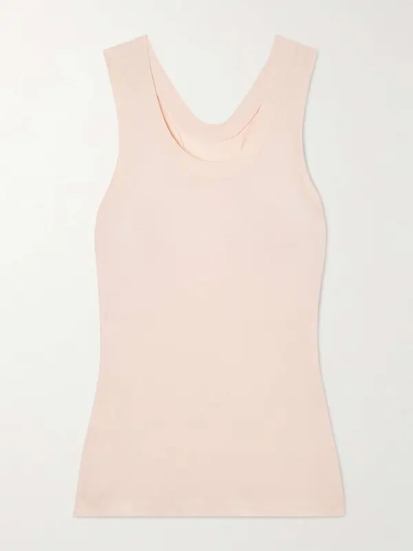 Norma Kamali Racer Stretch-jersey Tank