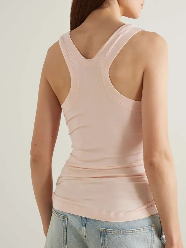 Norma Kamali Racer Stretch-jersey Tank