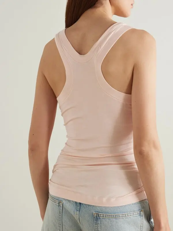 Norma Kamali Racer Stretch-jersey Tank