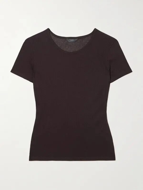 LESET Rozzi Ribbed Jersey T-shirt