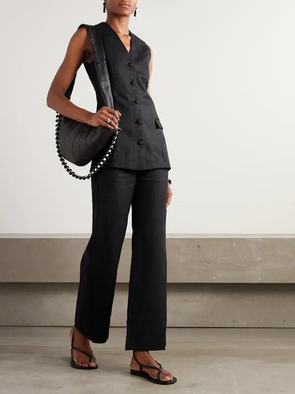 Faithfull The Brand Eloise Linen Vest