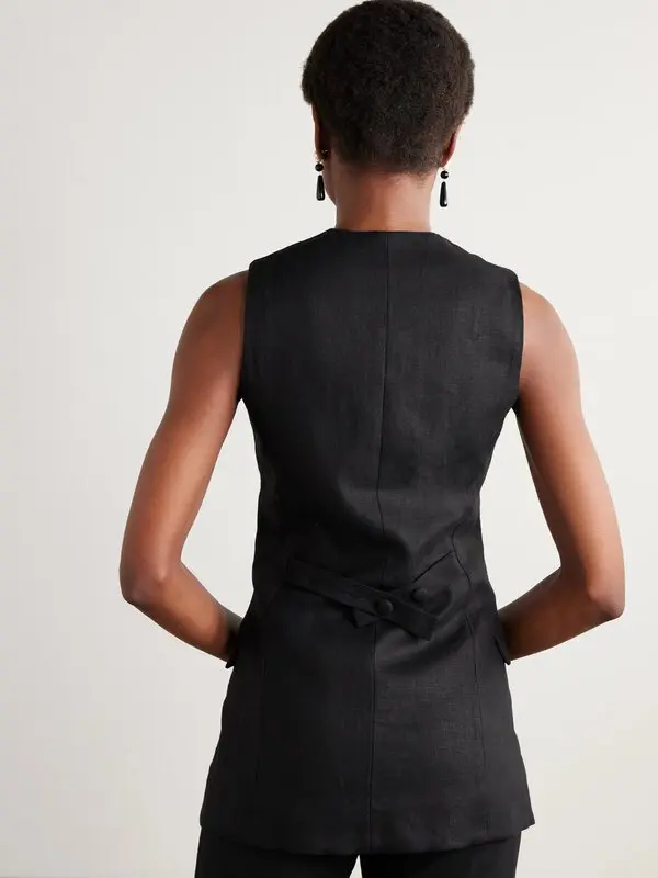 Faithfull The Brand Eloise Linen Vest