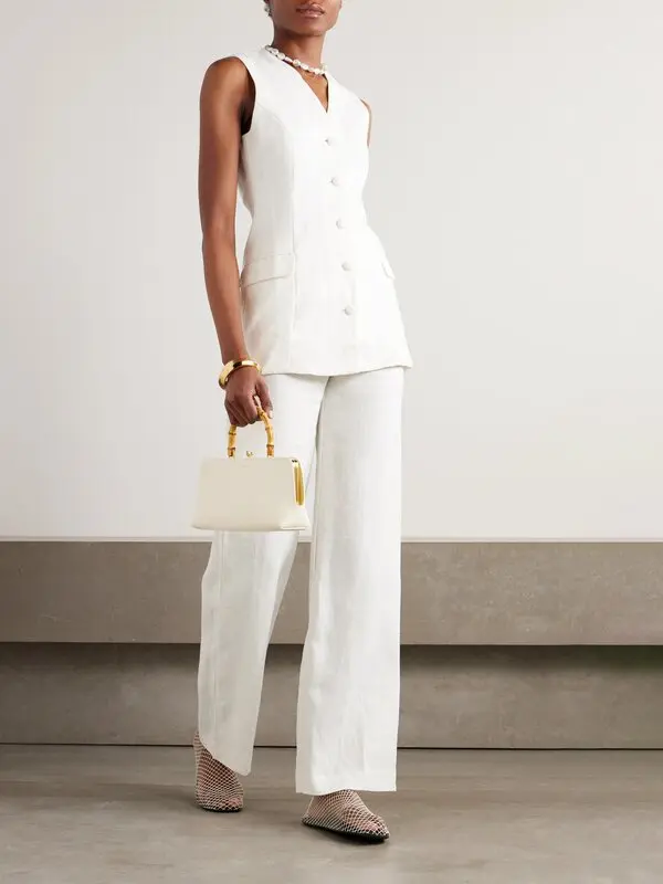 Faithfull The Brand Eloise Linen Vest