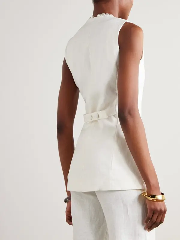 Faithfull The Brand Eloise Linen Vest