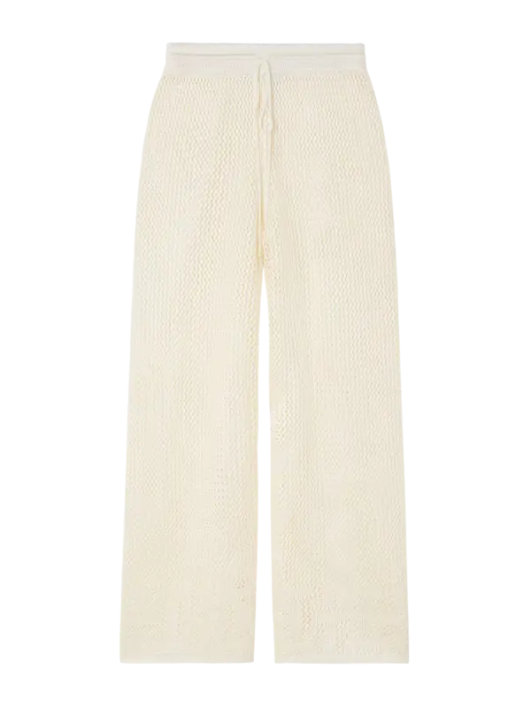 Calle Del Mar Crocheted Wide-leg Pants