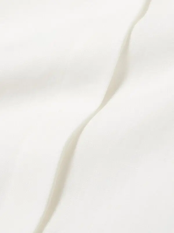 Another Tomorrow Linen Shirt - White