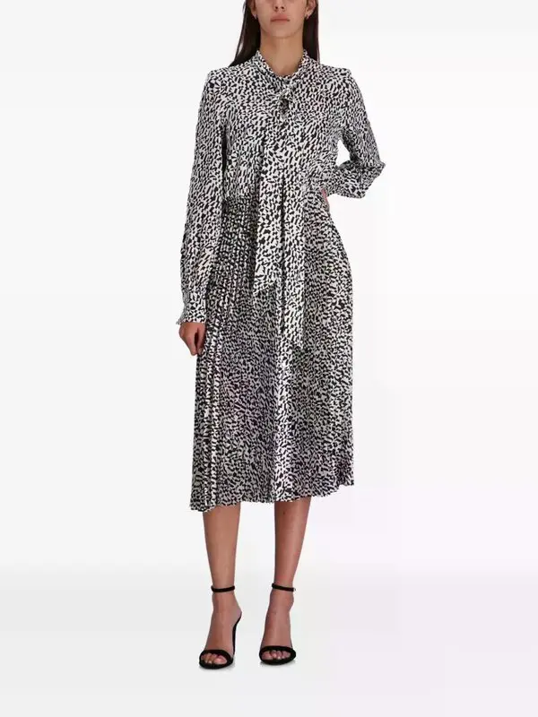 Karl Lagerfeld Geometric-print Midi Dress