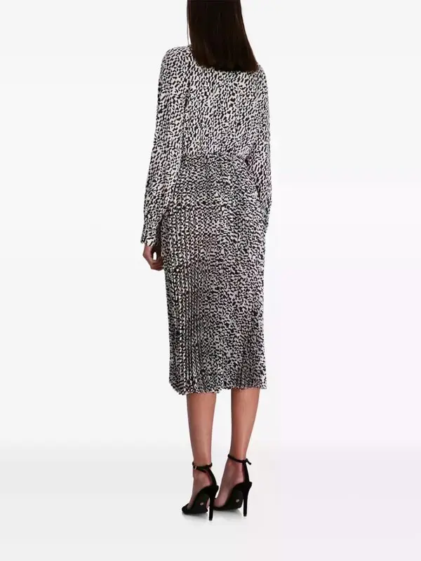 Karl Lagerfeld Geometric-print Midi Dress