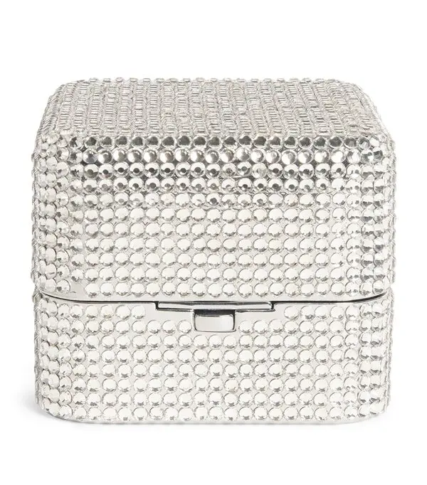 Judith Leiber Miniature 'say Yes' Box - Silver
