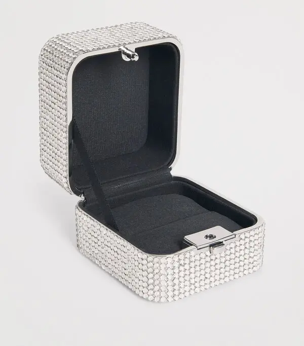Judith Leiber Miniature 'say Yes' Box - Silver