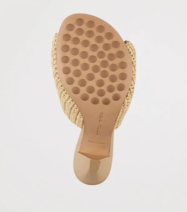 Bottega Veneta Blink Raffia Mules