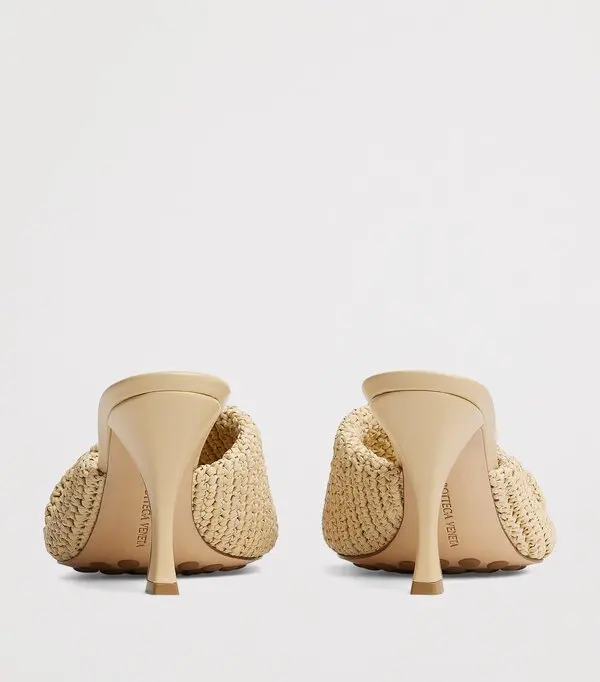 Bottega Veneta Blink Raffia Mules