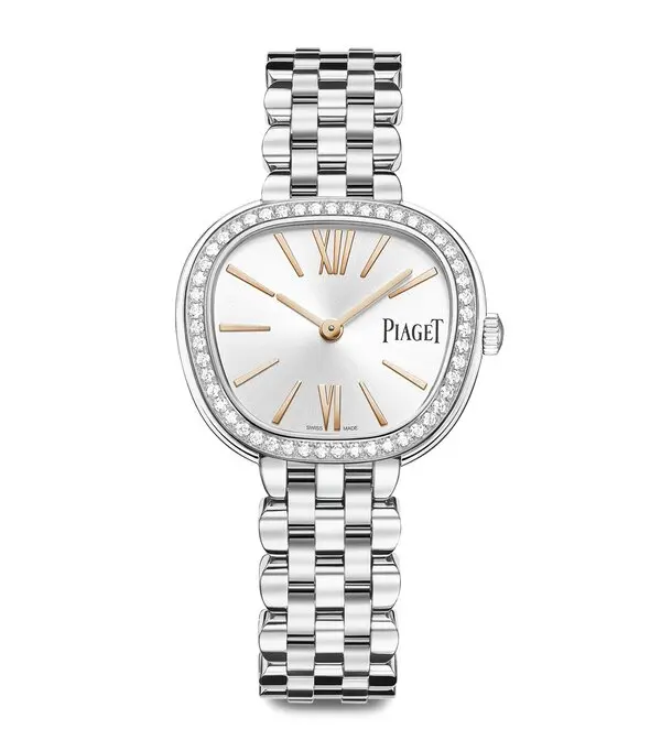 PIAGET Stainless Steel And Diamond Sixtie Watch - Silver