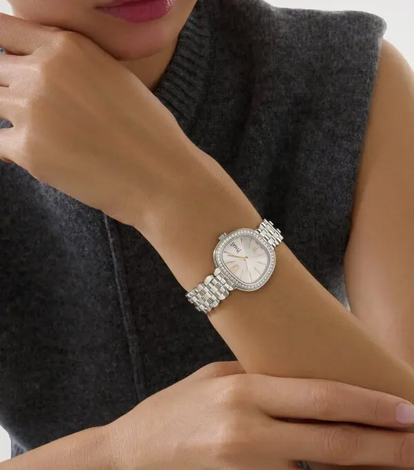 PIAGET Stainless Steel And Diamond Sixtie Watch
