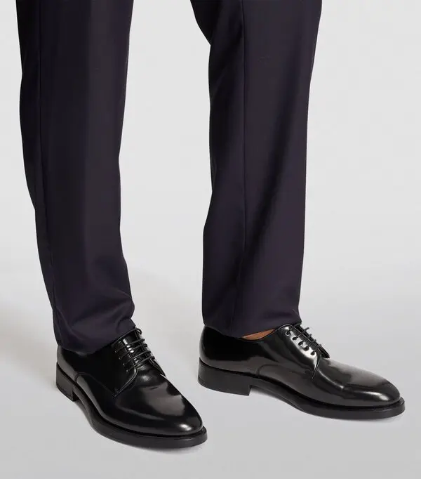 Giorgio Armani Leather Derby Shoes