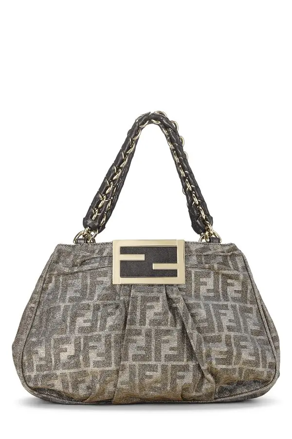 Fendi Zucca Lurex Mia Bag